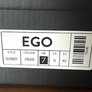 EGO | Shoes | Ego Sunny Square Toe Mule Heel Cream Size 9 Nib | Poshmark